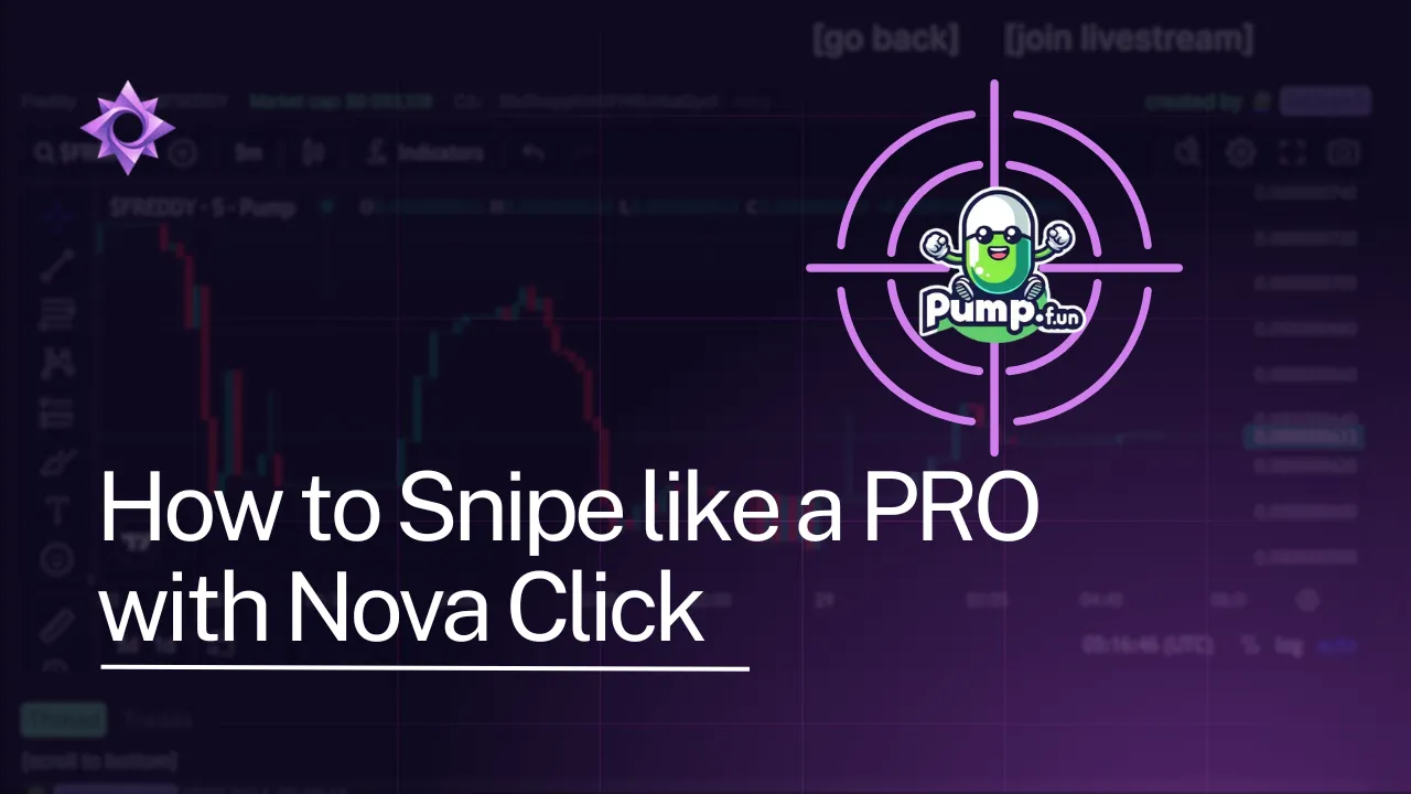 Nova Click - Best Solana Bot & Extension for Memecoin Trading